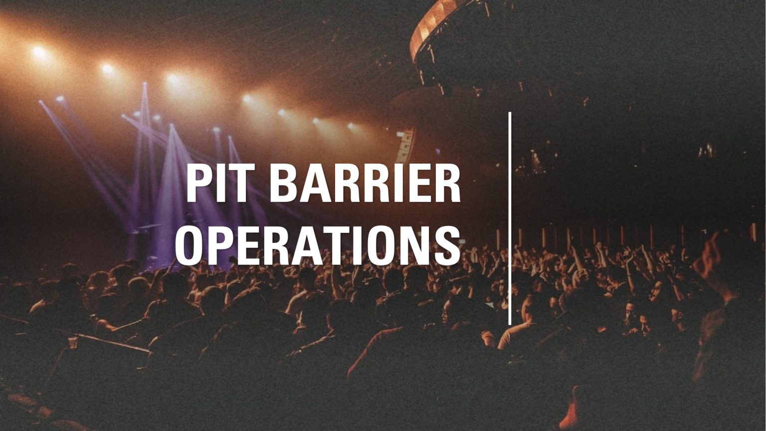PIT Barrier Operations - Level 2 - Prosec Consultancy Ltd